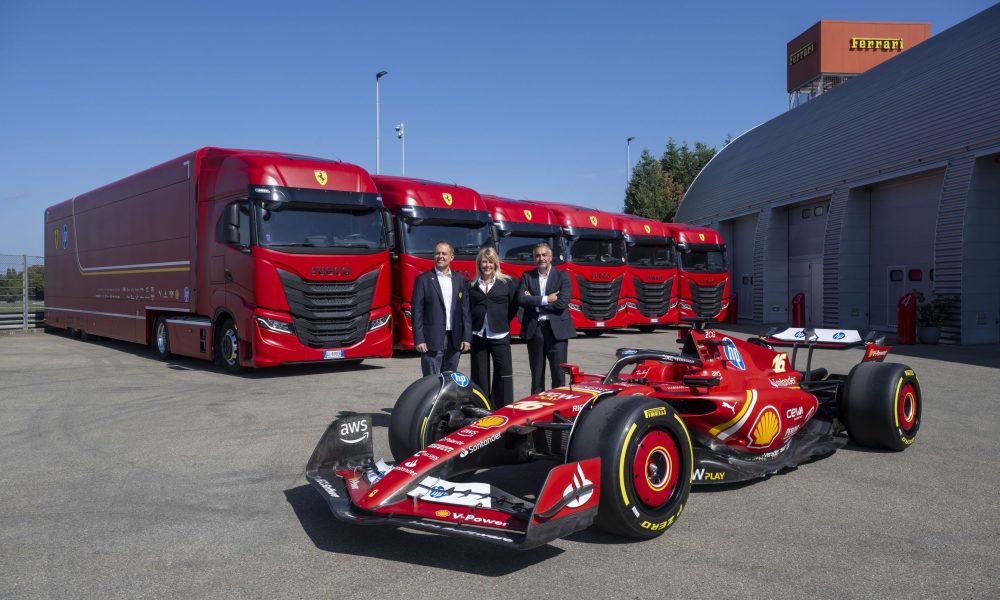 IVECO fornece frota de 16 veículos comerciais à Scuderia Ferrari HP ...